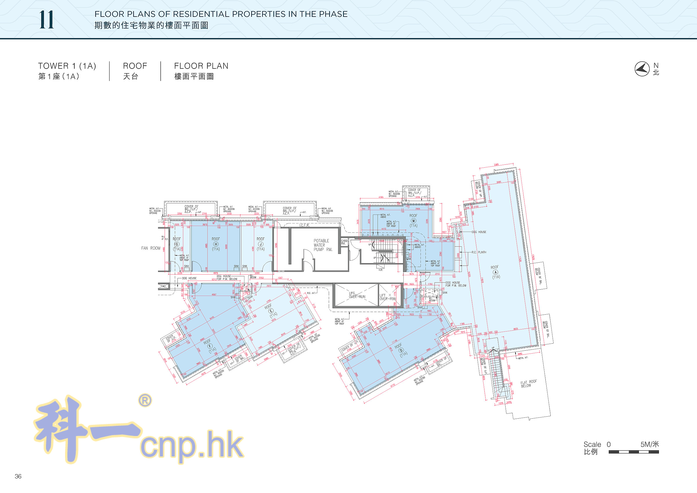 黃金海灣 珀岸 第01A座 - 平面圖